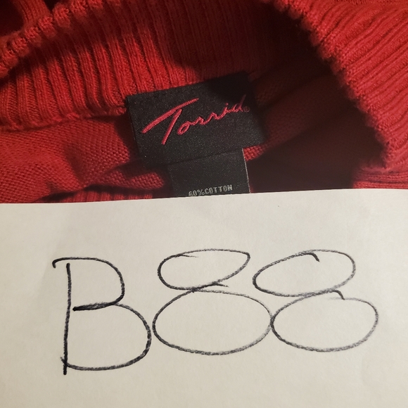 torrid | Sweaters | Torrid Red Long Keyhole Cut Out Sweater | Poshmark